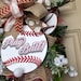 Play Ball Swag for Front Door, Baseball Decor, Sports Wreath, Game Day ...