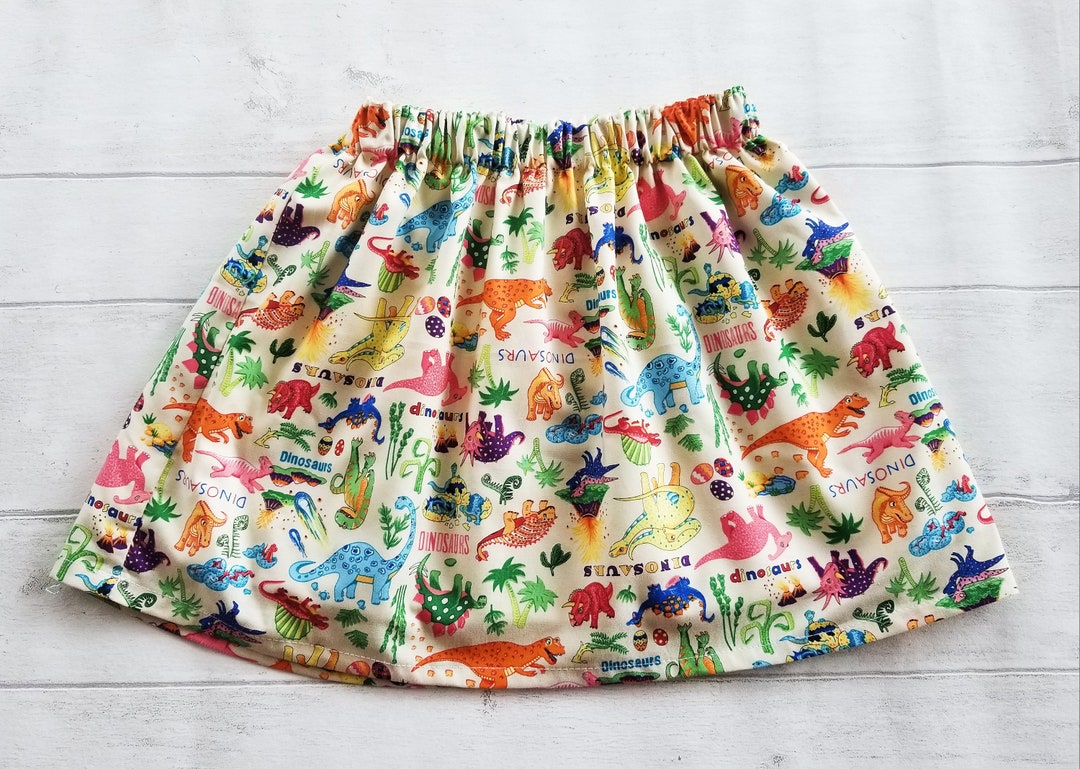 Dinosaur Skirt, Girls Skirt, Girl Dinosaur, Girls Party Skirt, Dinosaur ...