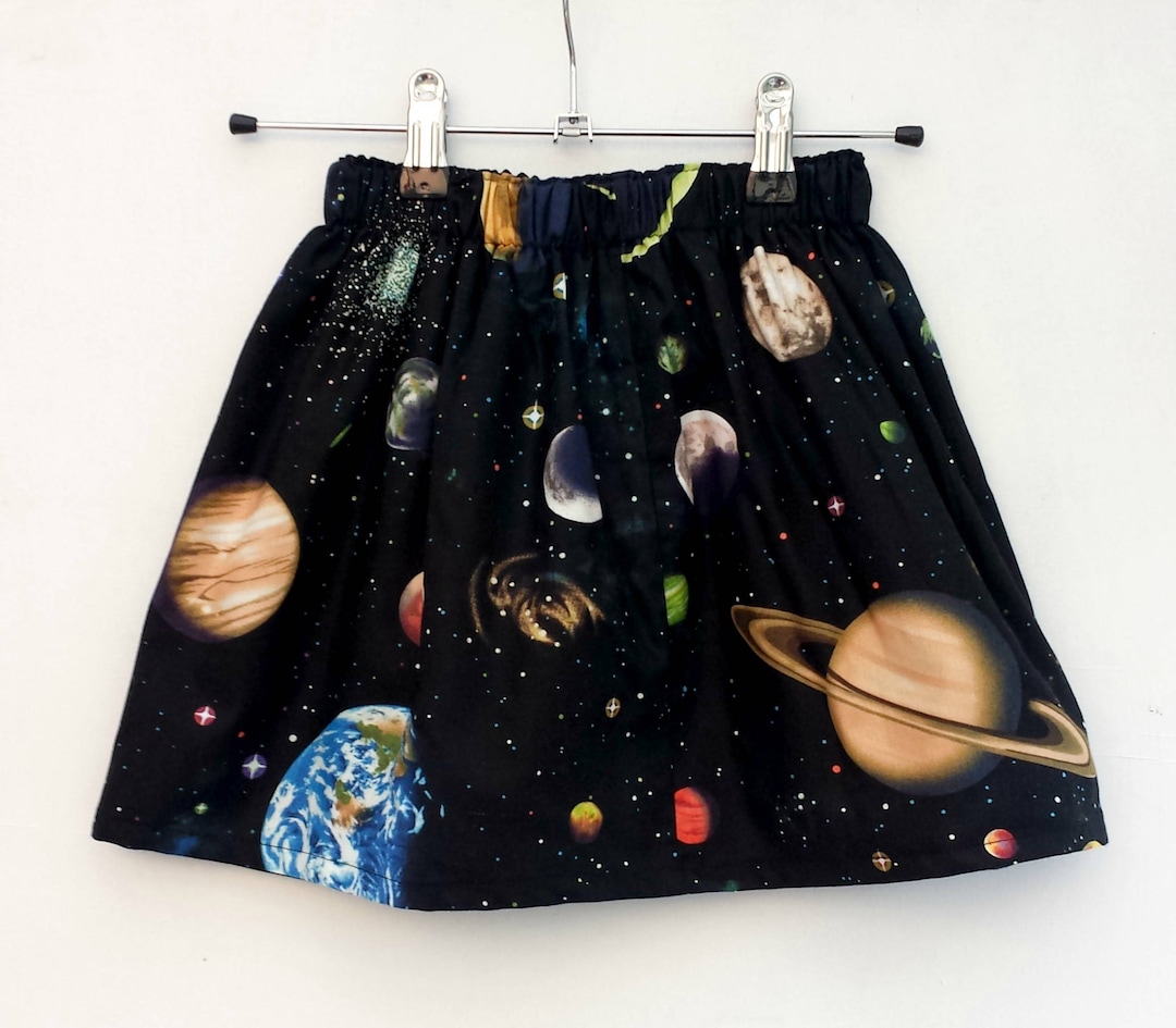 Space Skirt, Outer Space, Planets Skirt, Space Outfit, Planet Gift ...