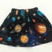 Planets Skirt, Outer Space, Space Skirt, Space Outfit, Planet Gift ...