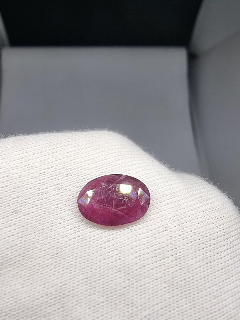 Natural Ruby Gemstone | Deep Red Precious Stone for Jewelry (2.90ct) - Etsy