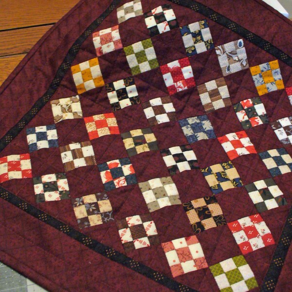 Primitive Quilt - Etsy