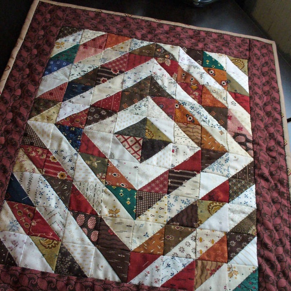 Primitive Quilt - Etsy