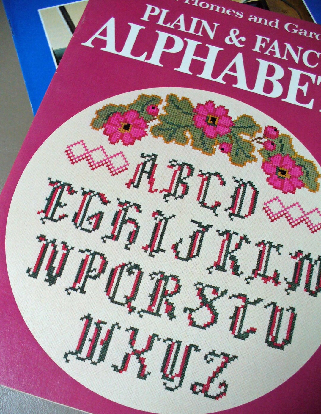 Vintage Cross Stitch Patterns, Alphabets, Instruction Booklet, Graphs ...