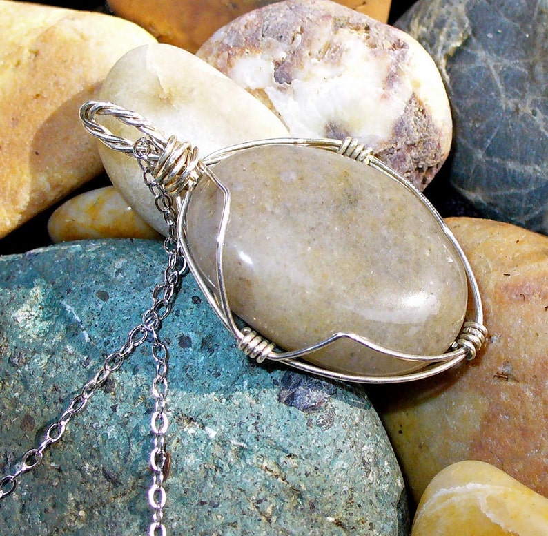 Translucent Creamy Grey Beach Rock Summer Jewelry Tumbled Stone Gray ...