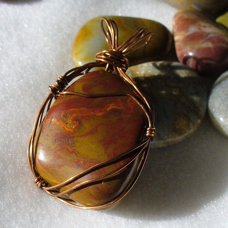 Yellow Rust Red Mustard Beach Rock Stone Chalcedony Jasper - Etsy