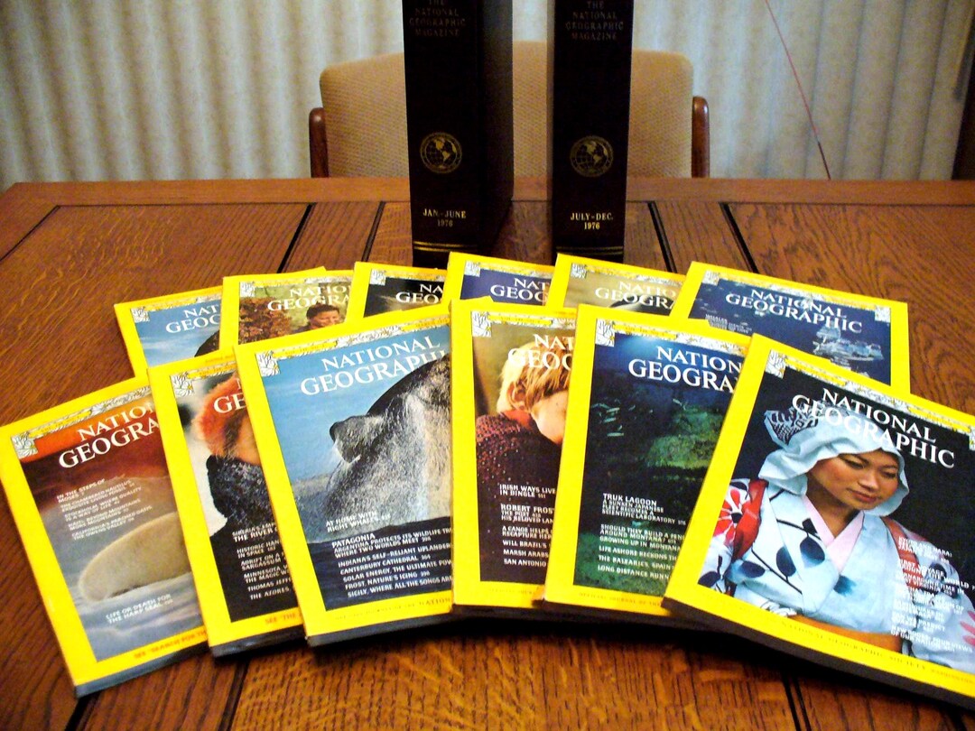 Vintage 1976 NGS Maps History Nature Culture Haiti Hawaii Patagonia ...