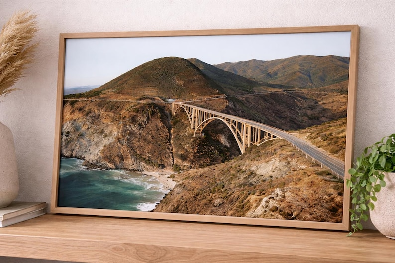 Bixby Bridge Wall Art | Big Sur Aerial Photography | Northern ...