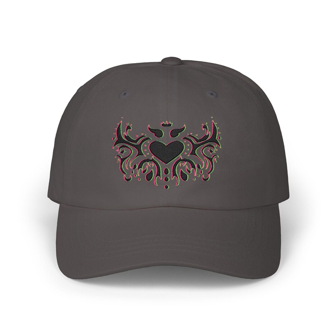 Tribal Heart Tattoo Succubus Mark | Embroidered Heart Design Succubus ...