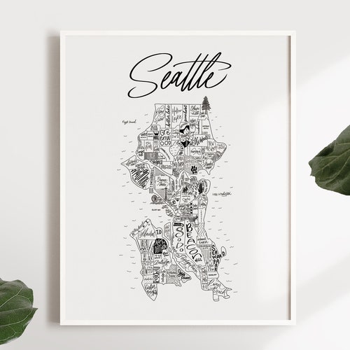 Intersections of Seattle - Etsy