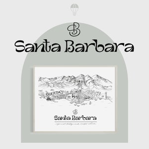 Santa Barbara Map - Goleta - UCSB - Montecito - Santa Ynez ...