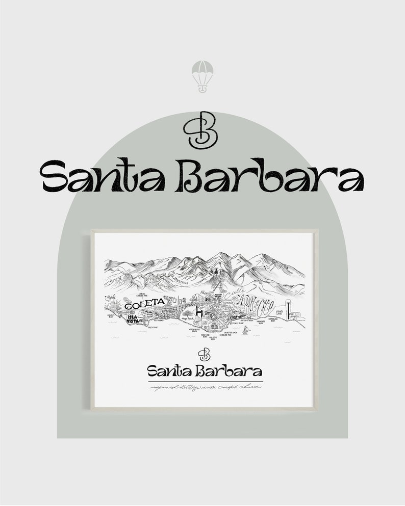 Santa Barbara Map - Goleta - UCSB - Montecito - Santa Ynez ...