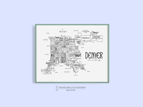 Denver Colorado Neighborhood Map