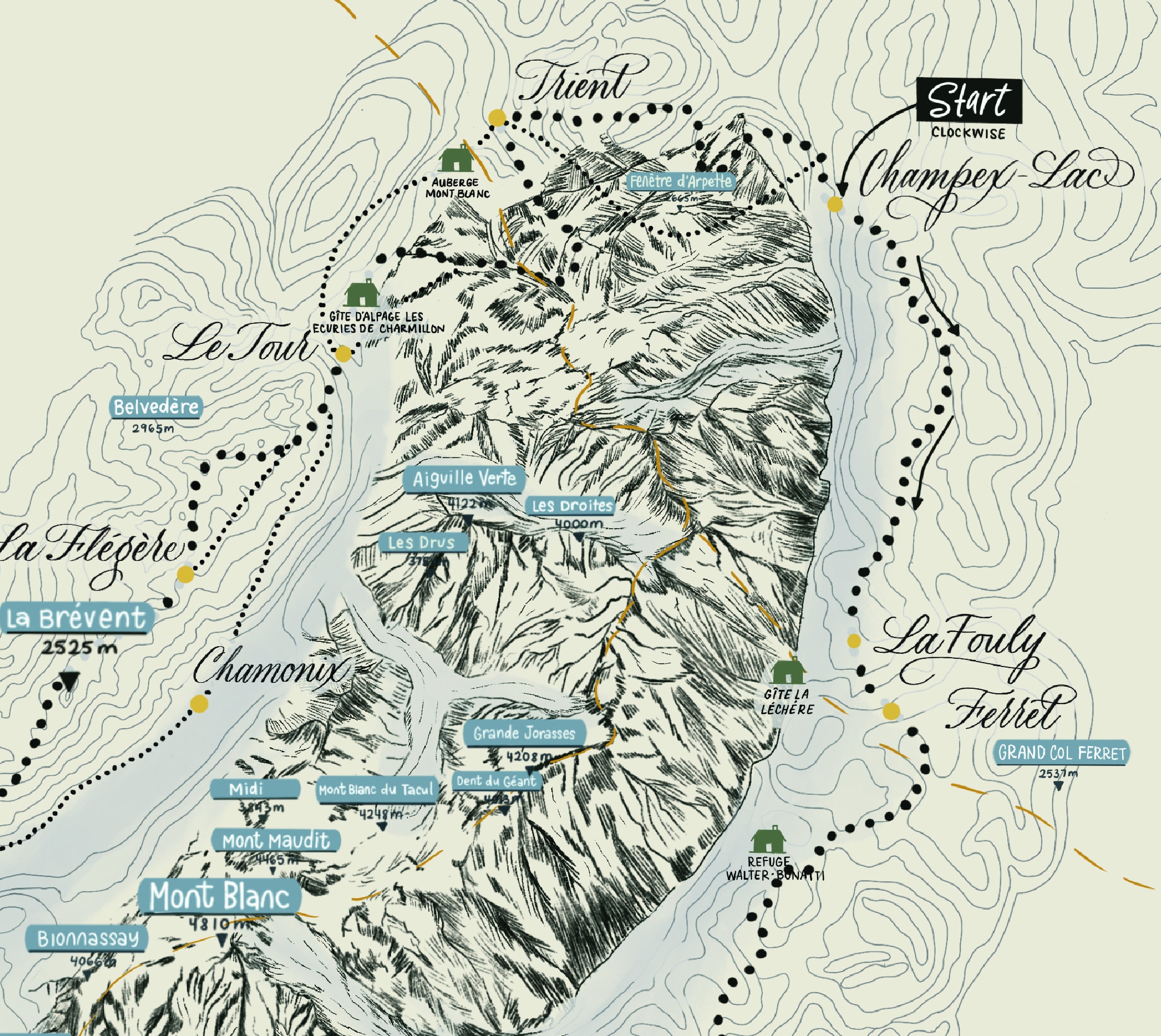 TMB Map Customization Upgrade Customize Your TMB Map | Etsy