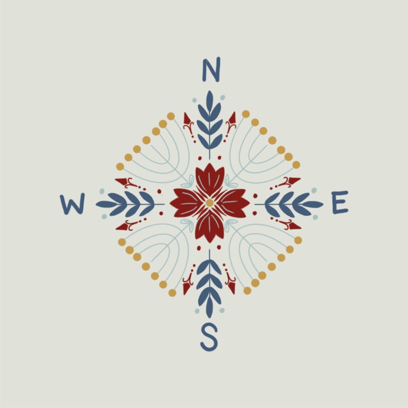 Solvang, California Illustrated Map Print - Map of Solvang - Solvang ...