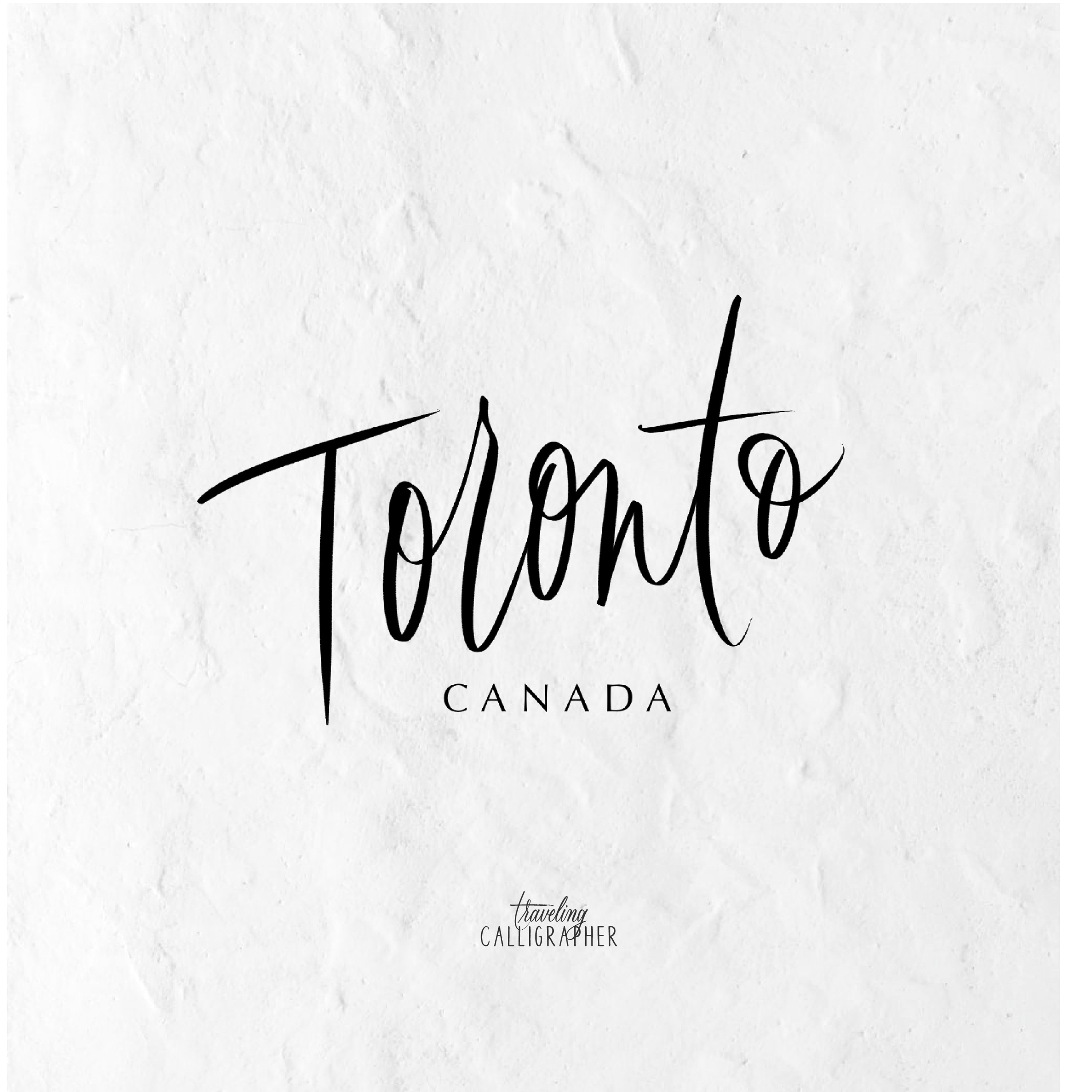 Toronto Neighborhood Map Print - Handlettered - Map of Toronto ...