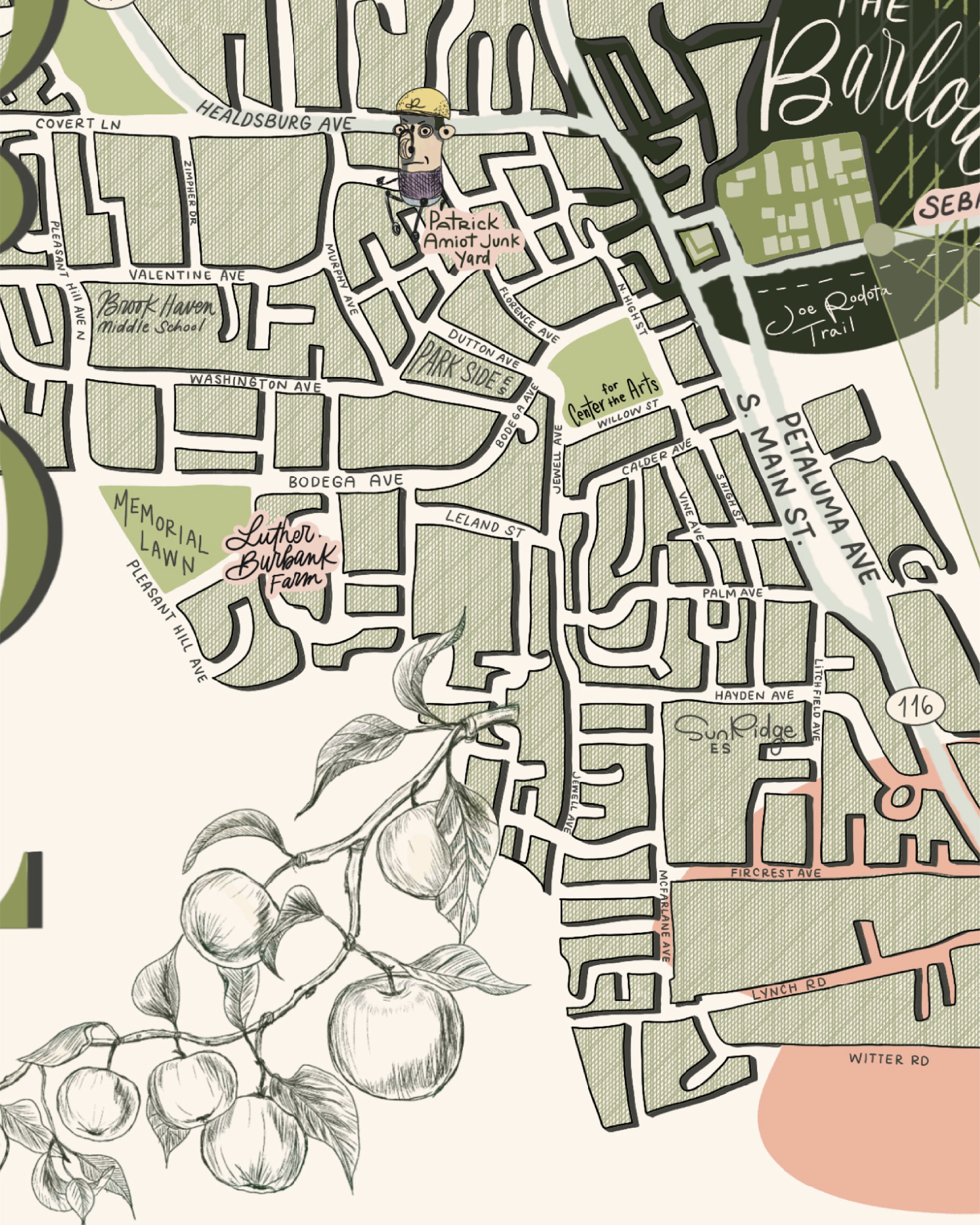 Mapa De Sebastopol, California