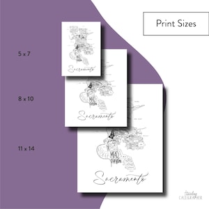 Sacramento, CA Neighborhood Map Print - Hand Lettered - Map of ...