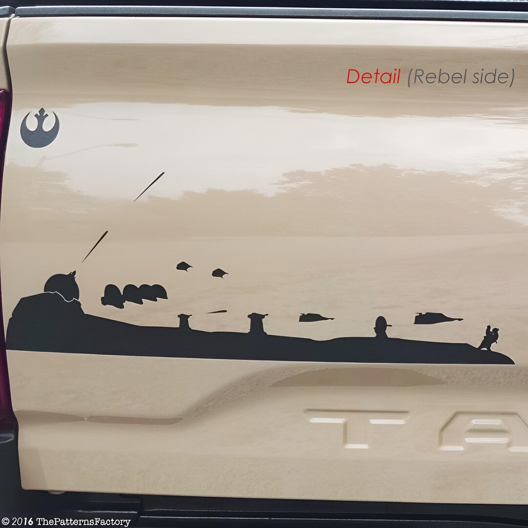 Hoth Battle Scene Decal, for Applying to a Car or Vehicle, Easy to ...