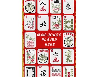 Mahjong Banner - Etsy