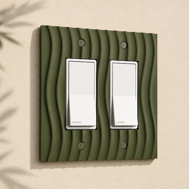 Switch Plate Wavy - Etsy