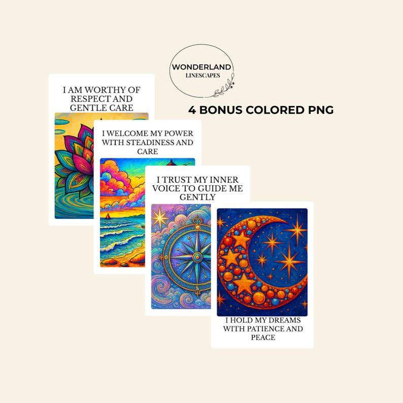 Calm & Peaceful Thoughts Adult Coloring Book Printable | 50 Pages ...