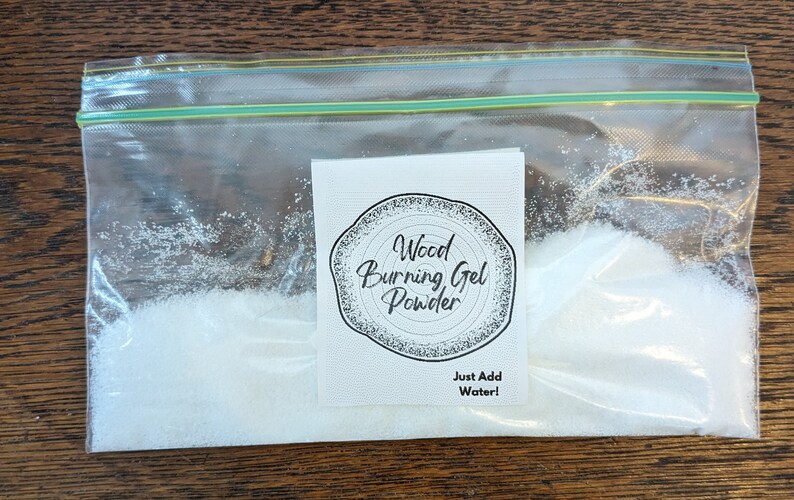Wood Burning Gel Powder, Burn Designs in Wood 4 Oz - Heat Gun Needed ...