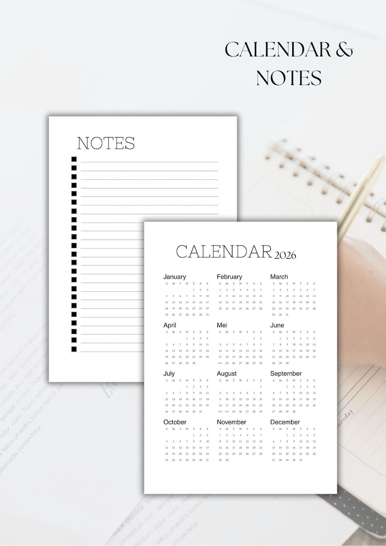 Complete Digital Planner Set 2026 | Daily, Weekly, Monthly Budget, 2026 ...