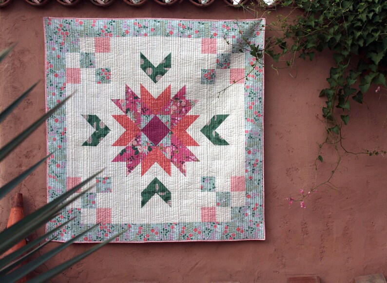 Garden Star Two Quilt Pattern - Digital Pattern - Etsy
