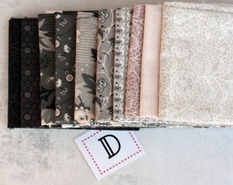 Boudoir Basic Grey Fabric - Etsy