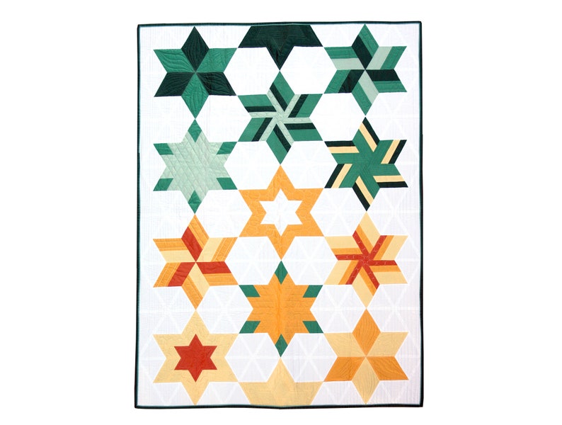 Falling Stars Quilt Pattern - Digital File - Etsy