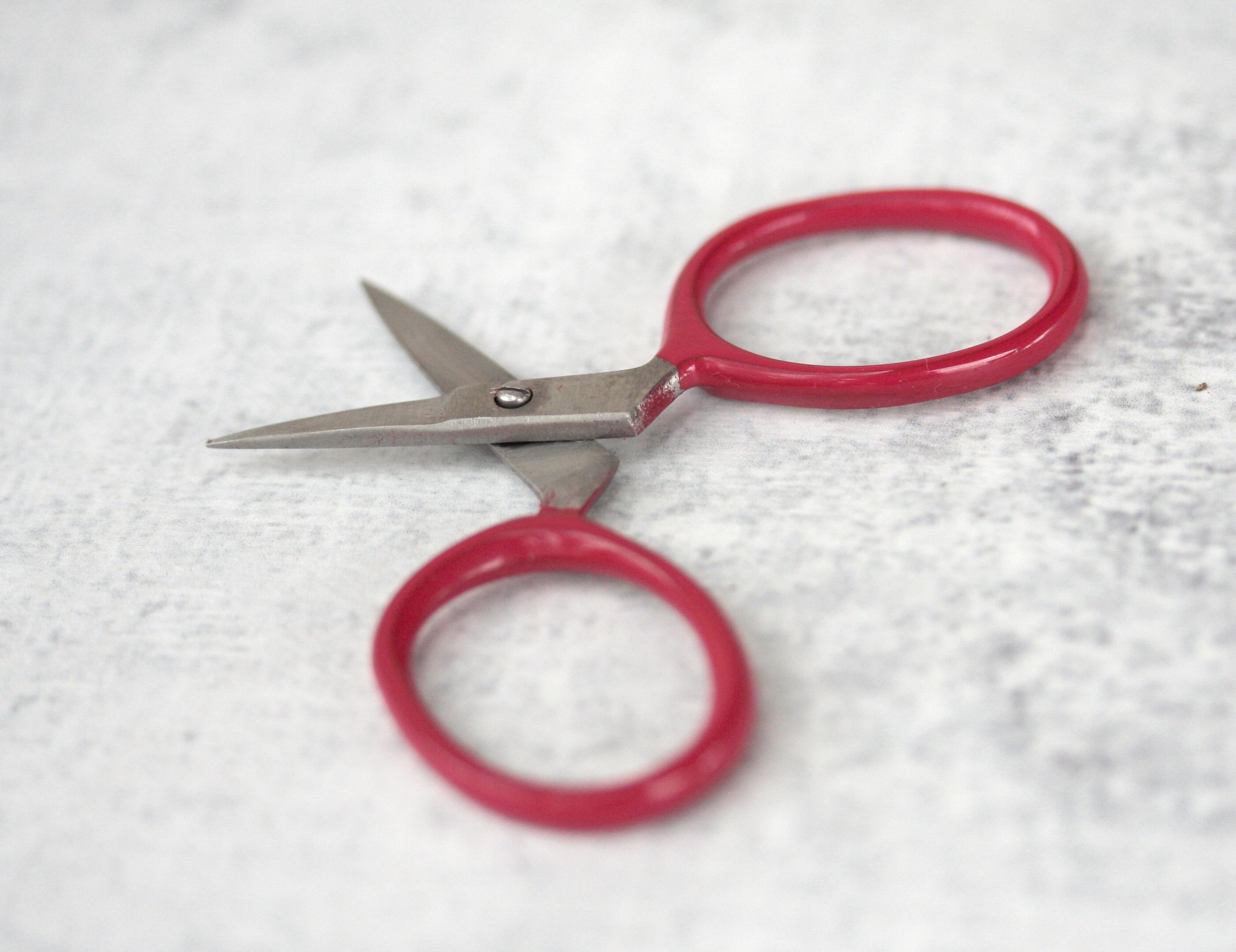 Spitze Schere 2 1/2 mit Beutel Rot | Etsy