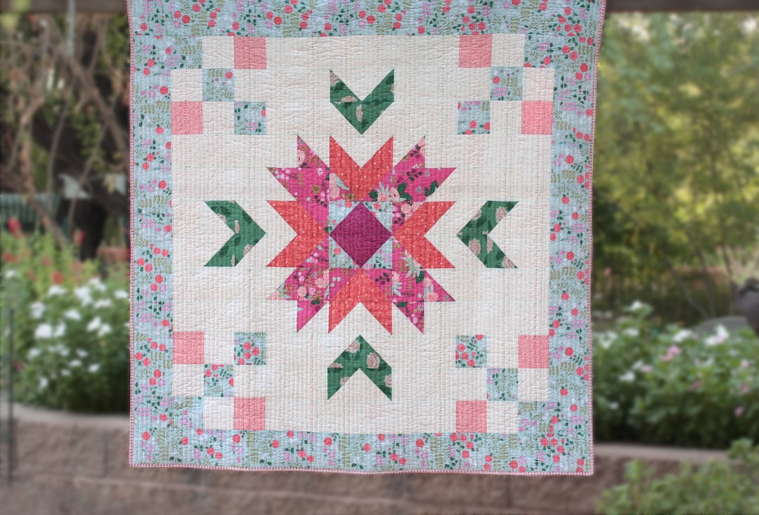 Garden Star Two Quilt Pattern - Digital Pattern - Etsy