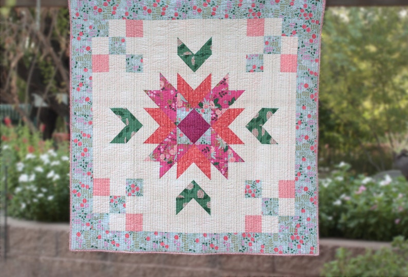Garden Star Two Quilt Pattern - Digital Pattern - Etsy
