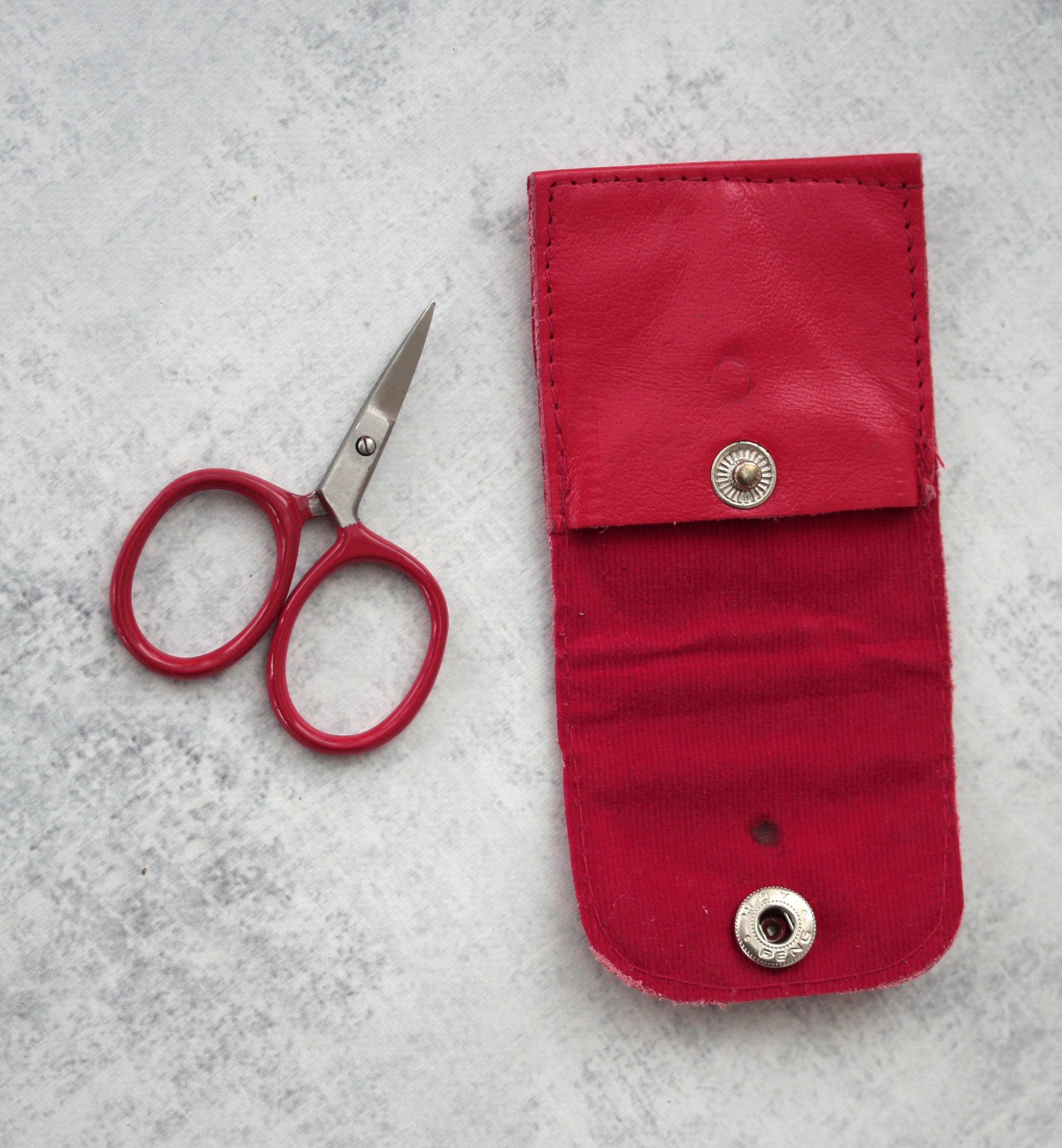 Spitze Schere 2 1/2 mit Beutel Rot | Etsy