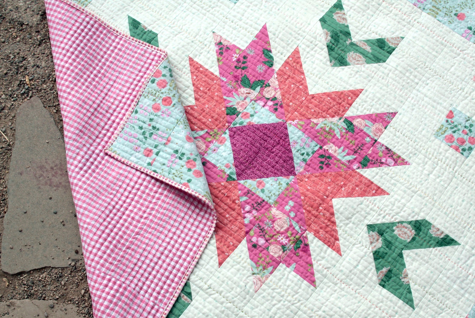 Garden Star Two Quilt Pattern - Digital Pattern - Etsy