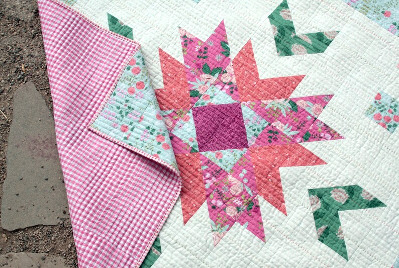 Garden Star Two Quilt Pattern - Digital Pattern - Etsy