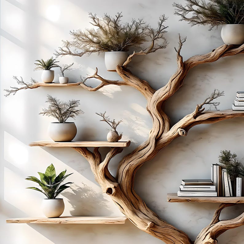 Tree Branch-shaped Bookshelf the Perfect Combination of Art and Utility ...