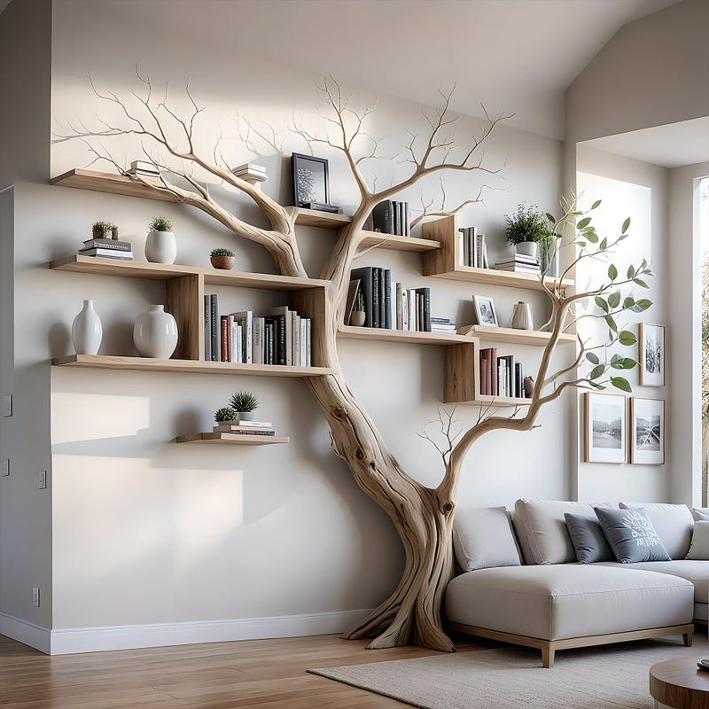 Tree Bookshelf - Etsy