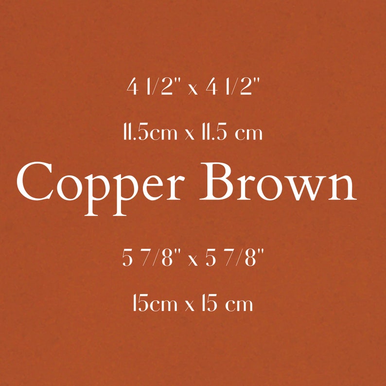 Copper Brown Origami Paper Sheets Japanese Origami Paper Pack Large ...
