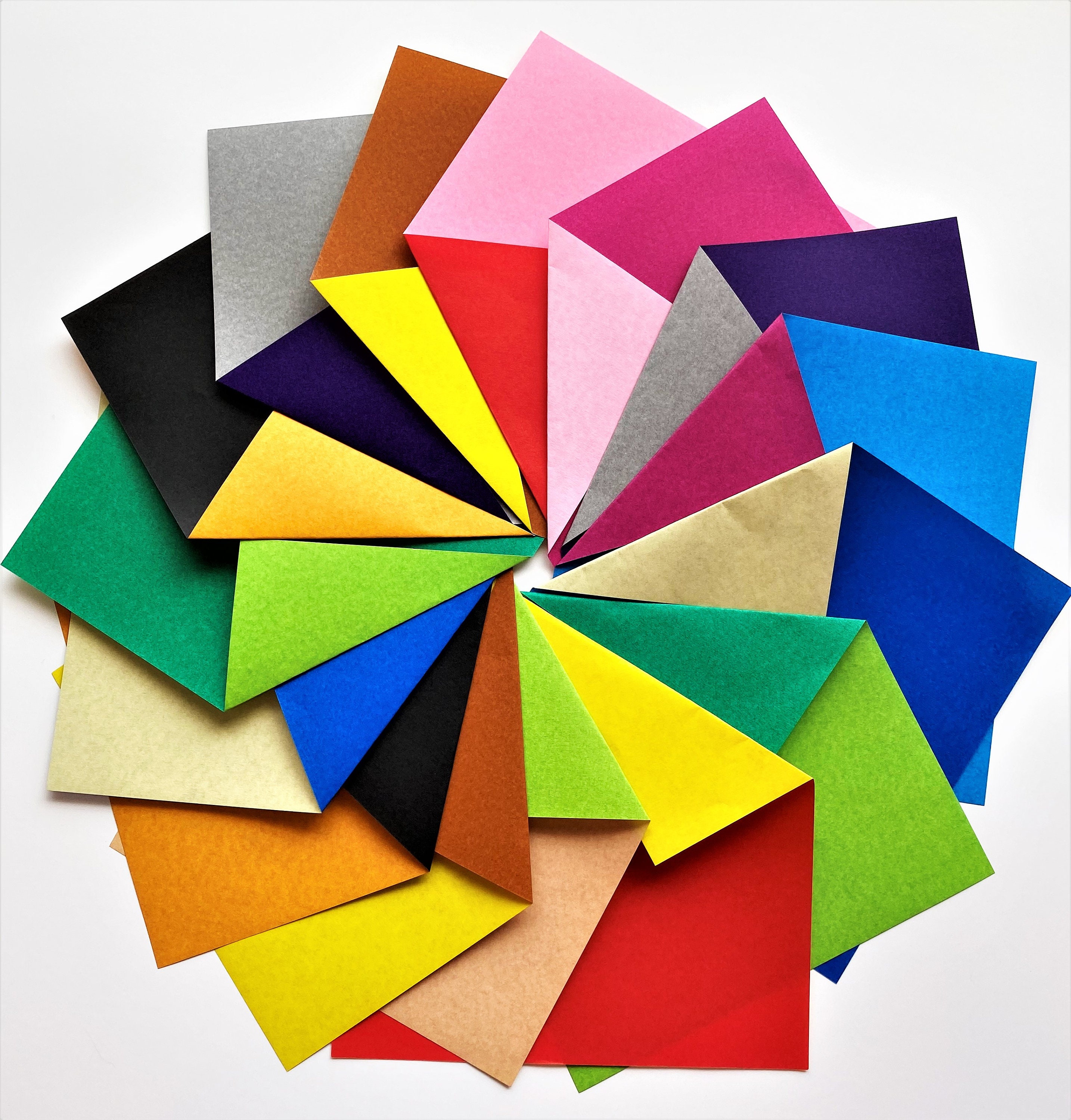 Double Sided Origami Sheets Origami Papers 6 X 6 Inch Educational Toys Japanese Origami Paper Pack 50 Sheets Etsy