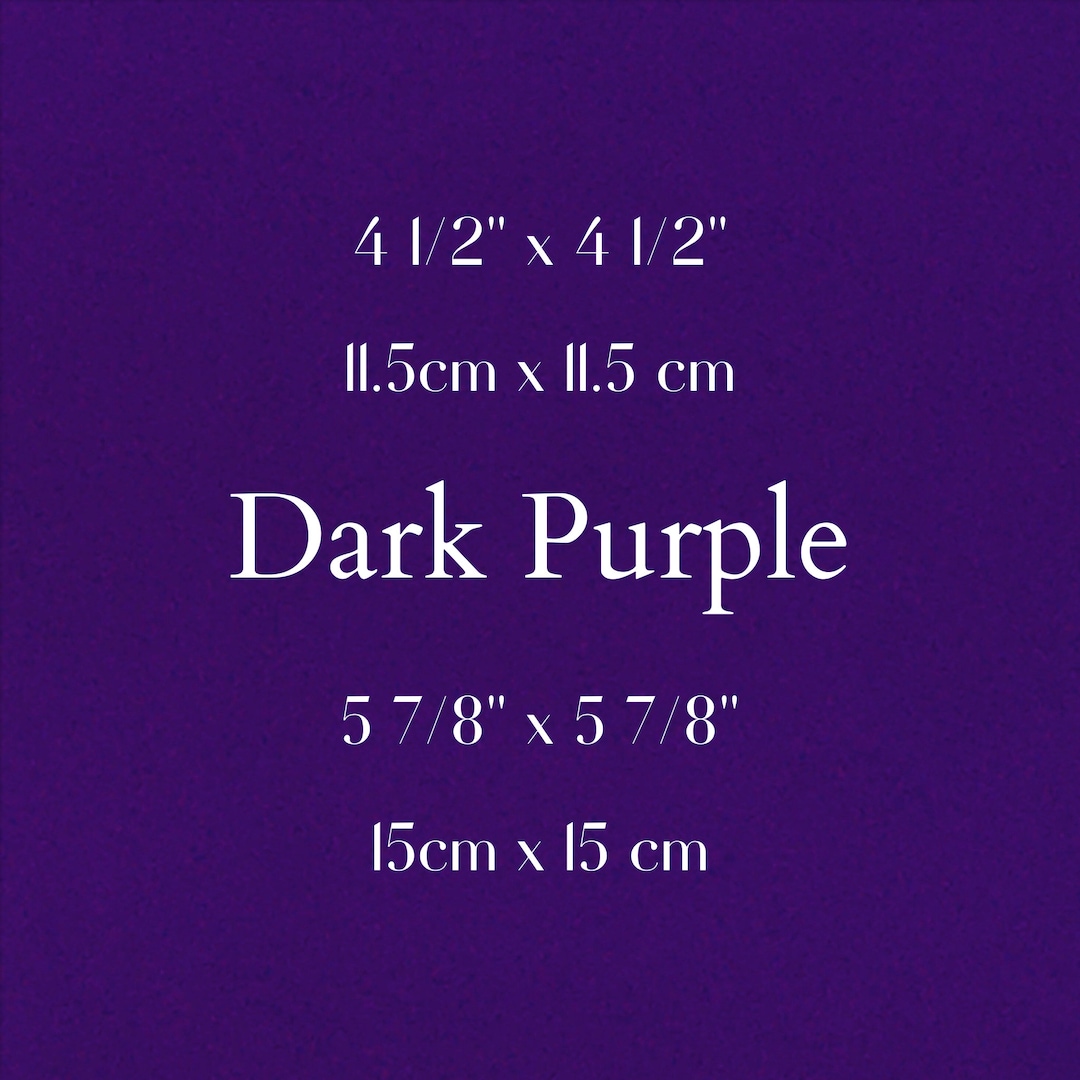6 X 6-inch 4.5 X 4.5-inch Dark Purple Voilet Origami Paper Sheets ...