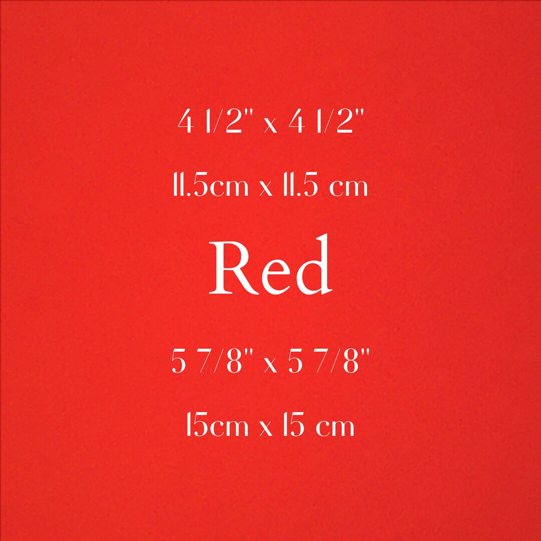 Red Origami Paper Sheets Japanese Origami Paper Pack Large Medium ...