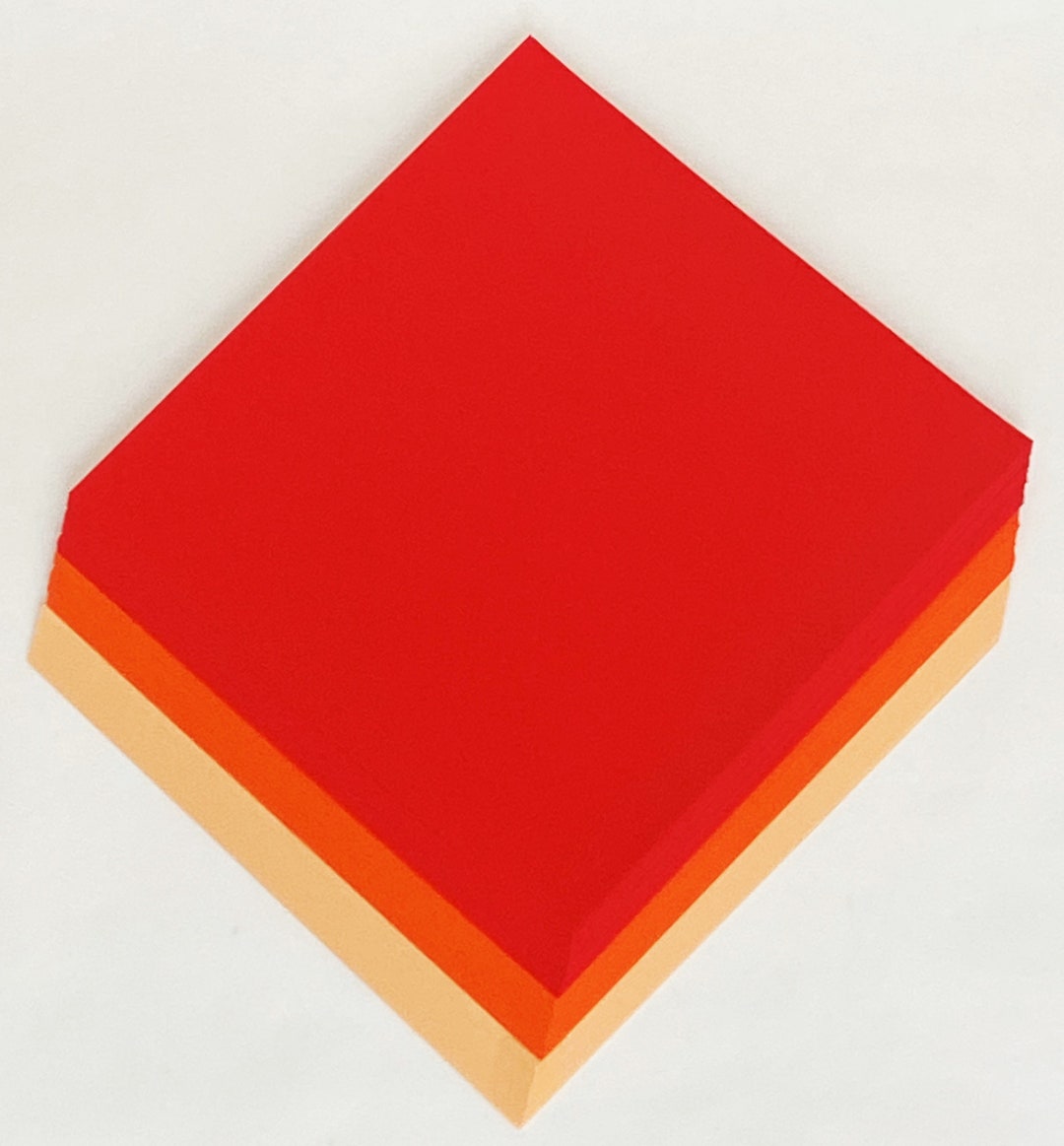 3 Shades of 60 Red Orange Origami Paper Sheets Japanese Origami Paper ...