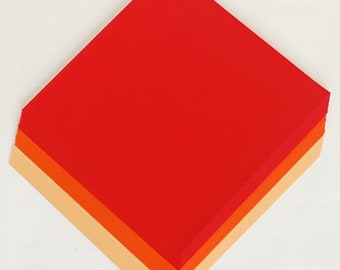 12 Shades of 48 Red Pink Purple Origami Paper Sheets Japanese Origami ...