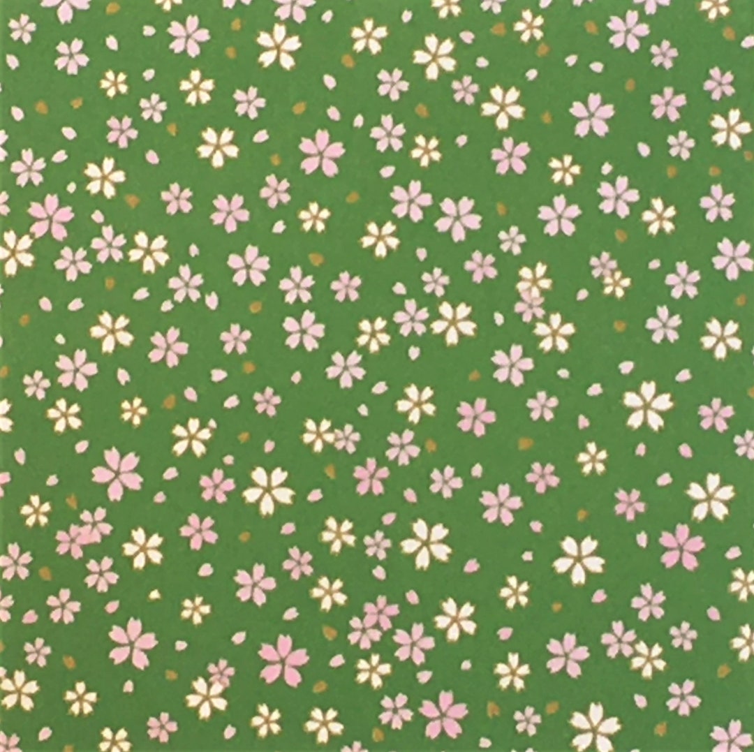 Sakura Cherry Blossom Print Origami Papers 6 X 6 Inch Japanese Origami ...