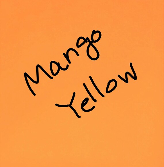 Mango Yellow Origami Paper Sheets Japanese Origami Paper Pack | Etsy