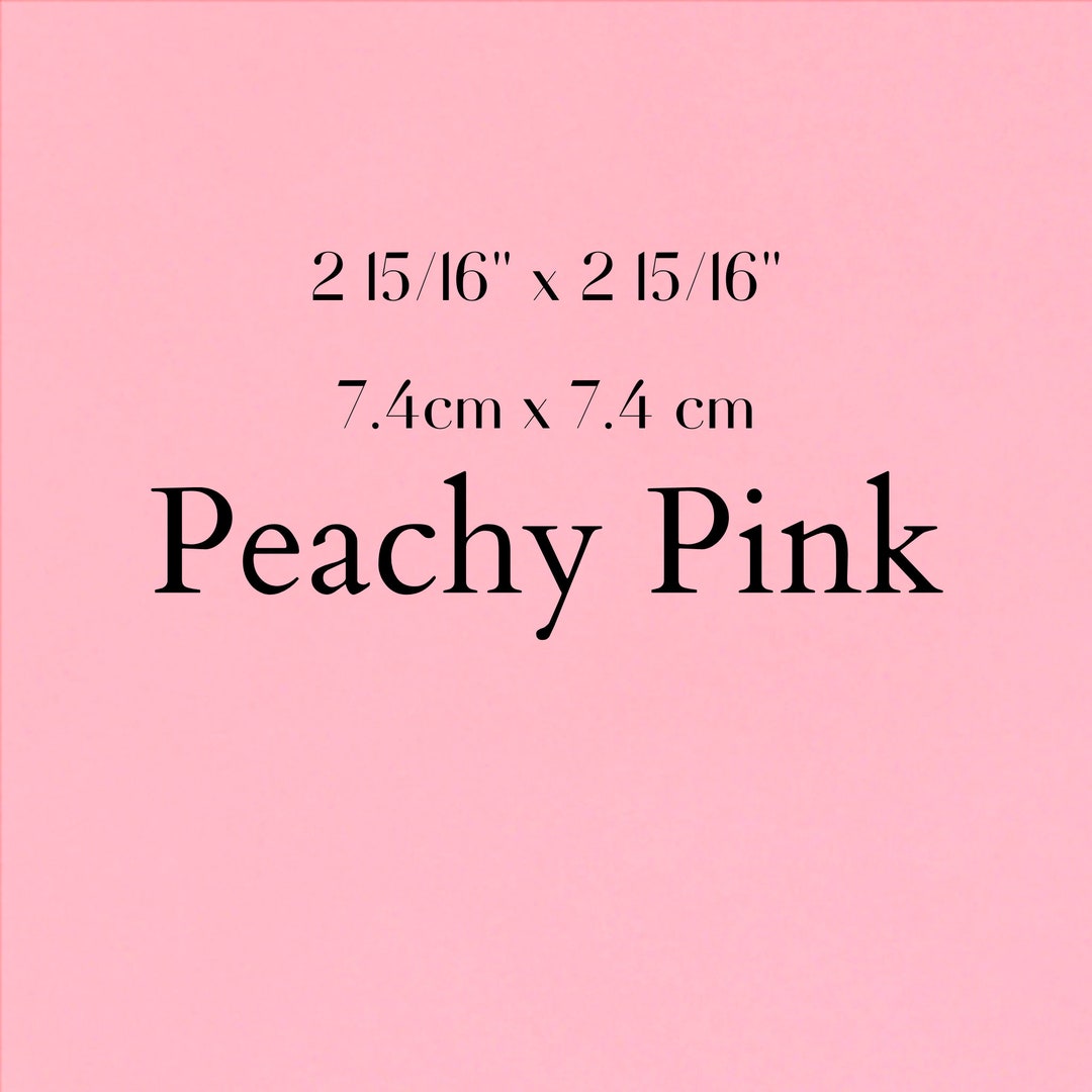 Peachy Pink Origami Paper Sheets Japanese Origami Paper Pack Large ...