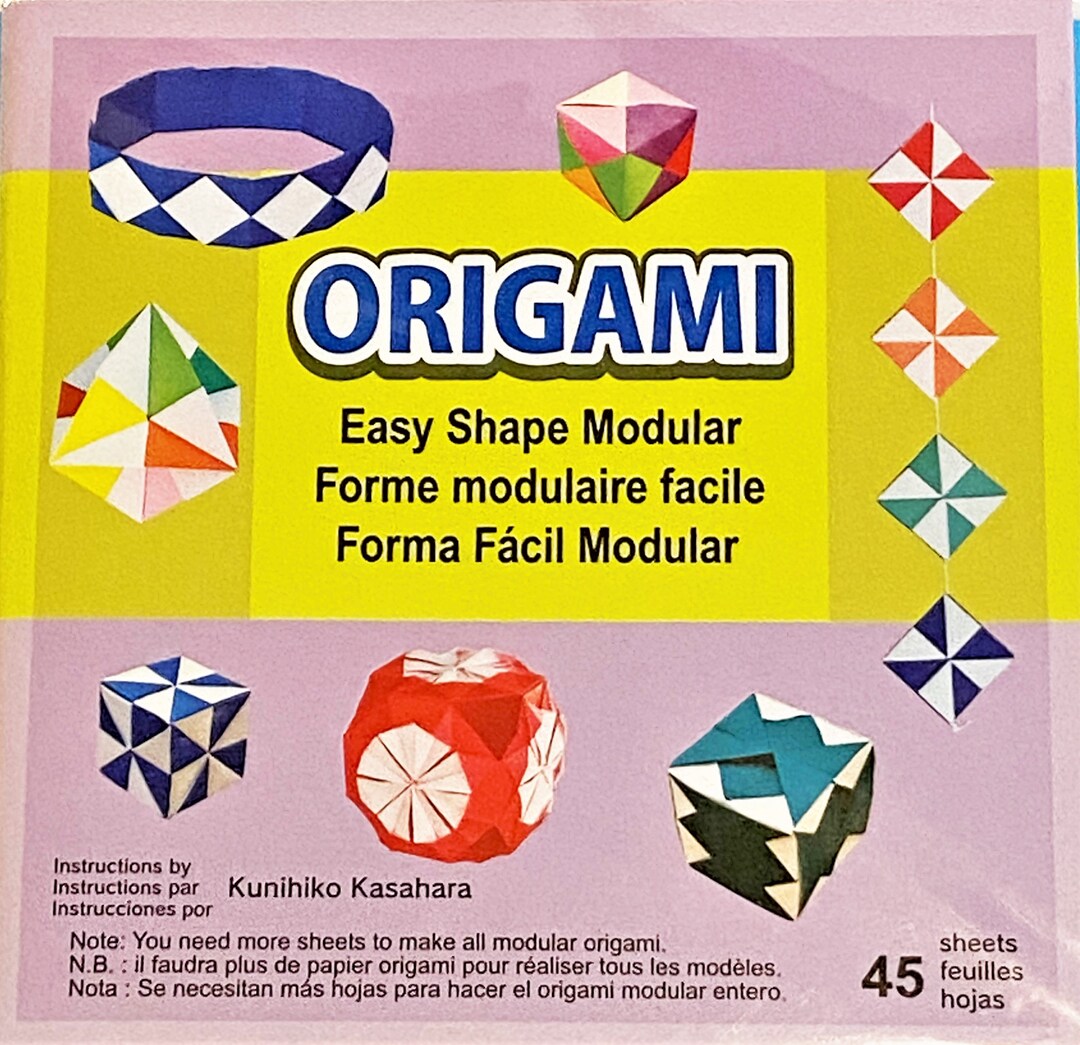 Modular Origami Sheets Print Origami Papers 6 X 6 Inch Educational Toys ...