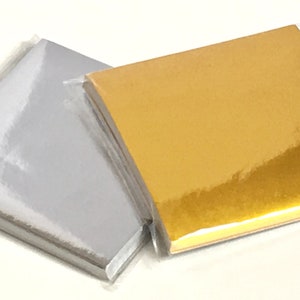 100 Silver Origami Paper Sheets 3 X 3 Inch Japanese Origami Paper Pack ...